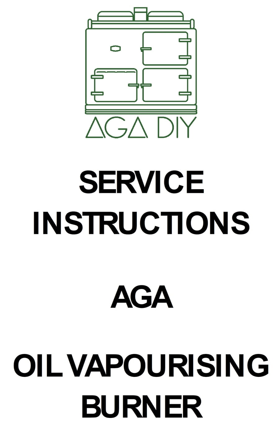 Aga Servicing Instructions